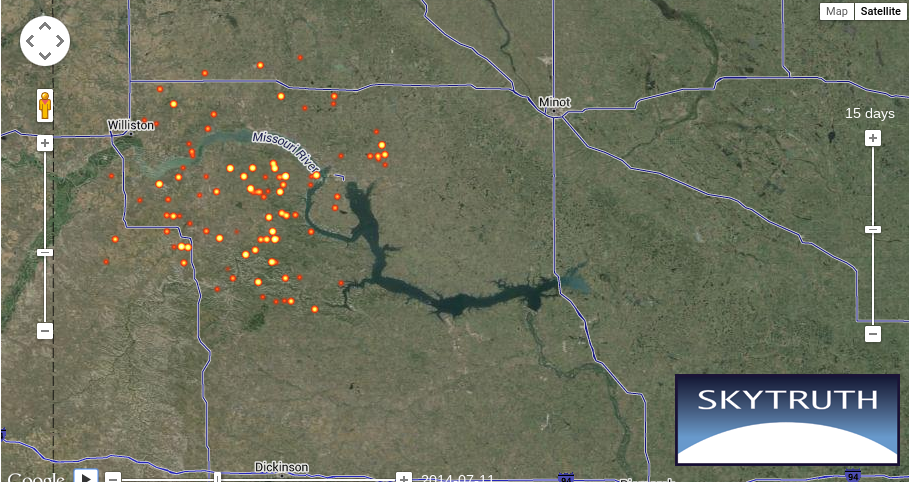 Interactive: The View of Fracking Flares From Space – TheMinotVoice.com