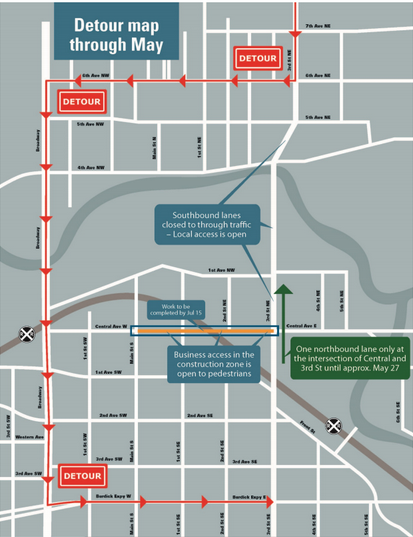 City of Minot: Downtown Infrastructure Project to Start Monday ...