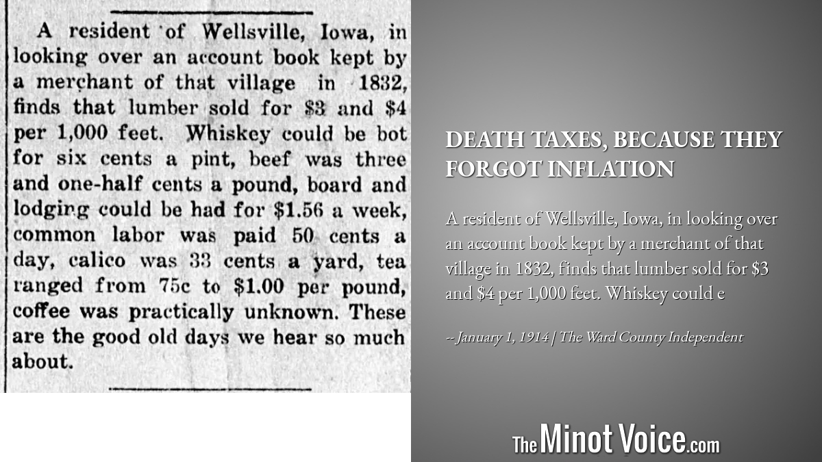 On This Day | Death and Taxes, Because They Forgot Inflation ...