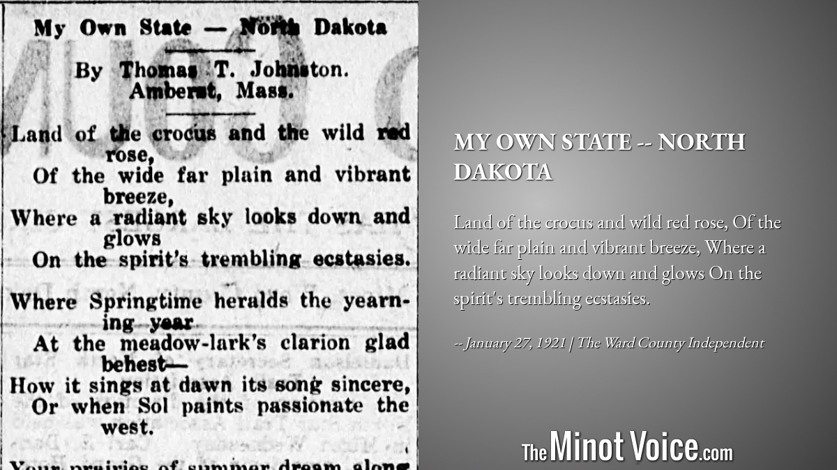 On This Day | My Own State — North Dakota – TheMinotVoice.com