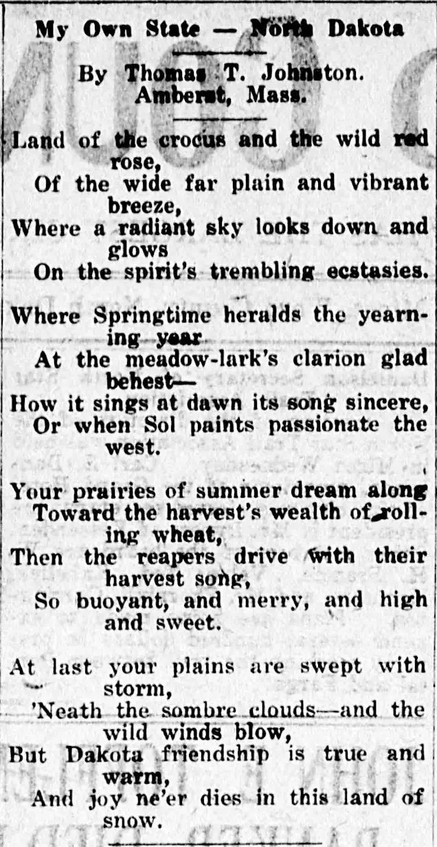 On This Day | My Own State — North Dakota – TheMinotVoice.com