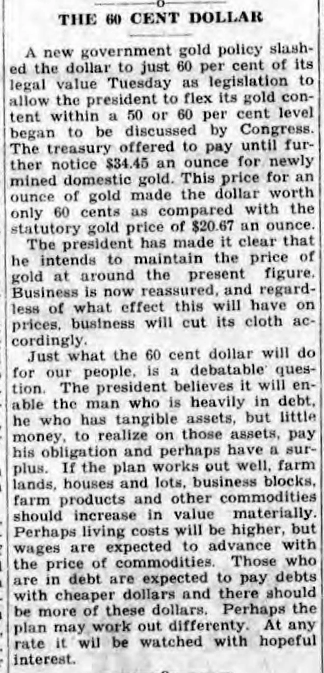 On This Day | the 60 Cent Dollar – TheMinotVoice.com