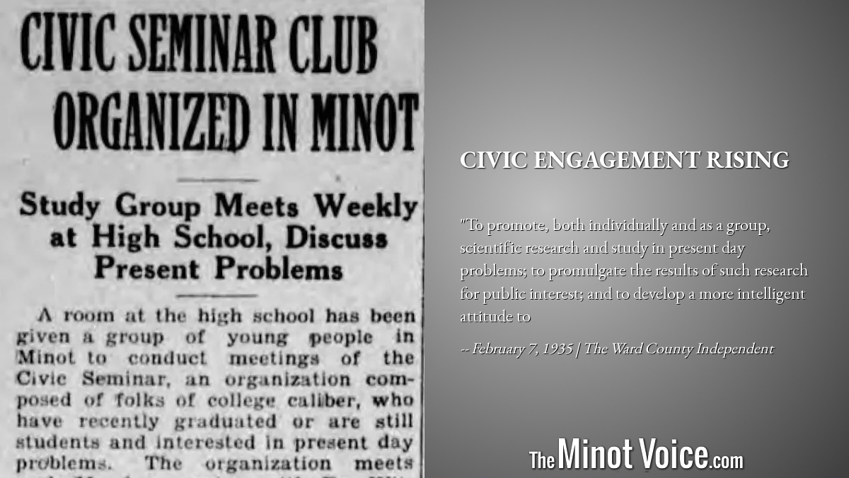 On This Day | Civic Engagement Rising – TheMinotVoice.com