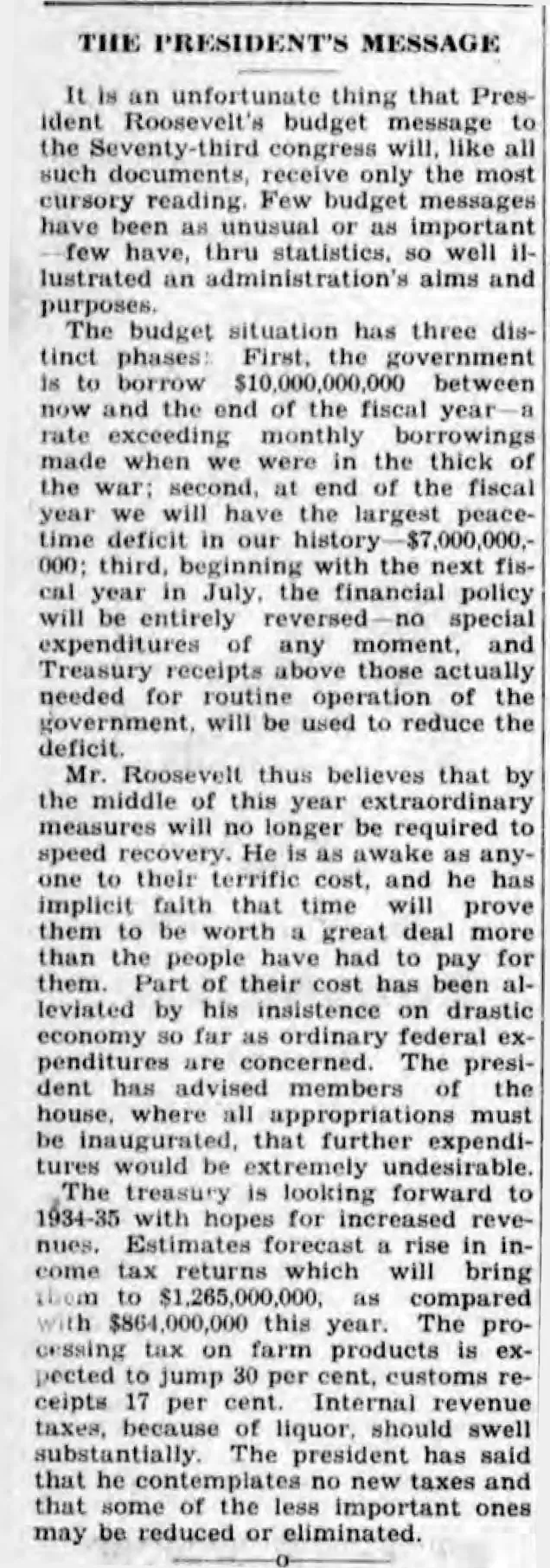 On This Day | The Presidents Message – TheMinotVoice.com