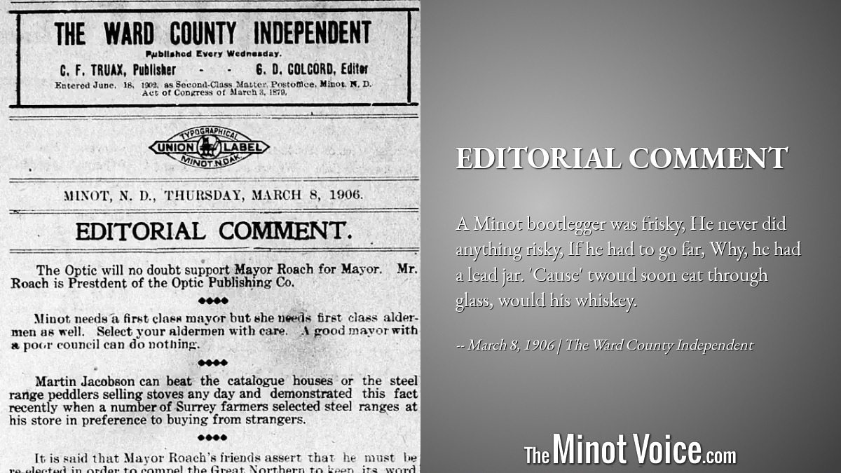 On This Day | Editorial Comment – TheMinotVoice.com