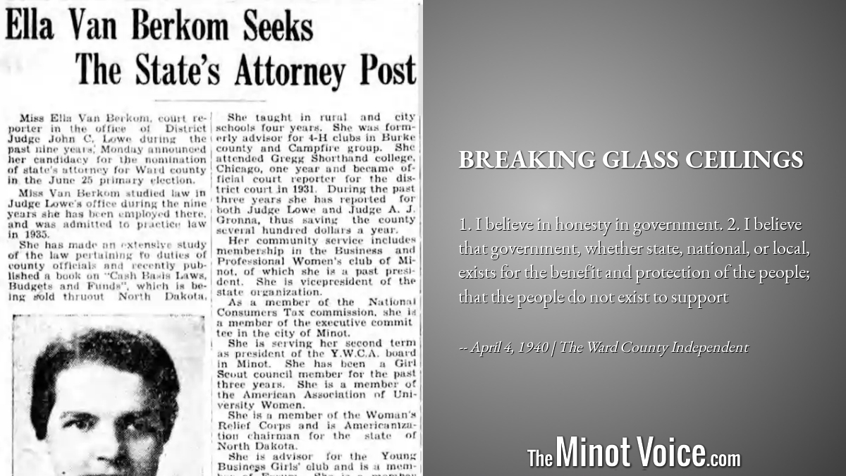 On This Day | Breaking Glass Ceilings – TheMinotVoice.com