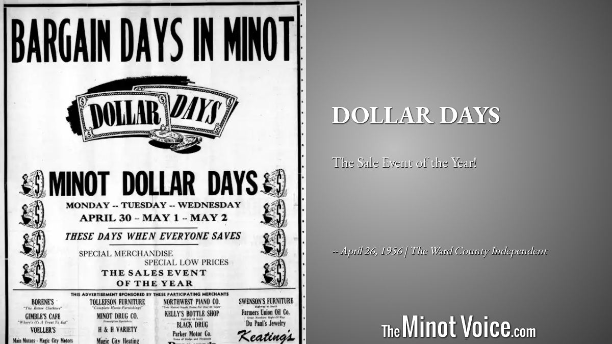 On This Day | Dollar Days – TheMinotVoice.com