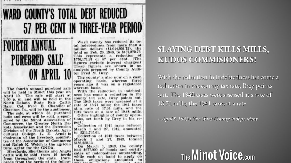 On This Day | Slaying Debt Kills Mills, Kudos Commisioners ...