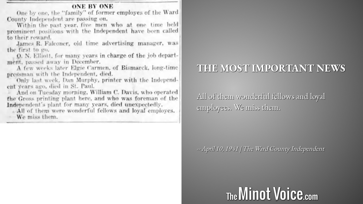 On This Day | The Most Important News – TheMinotVoice.com