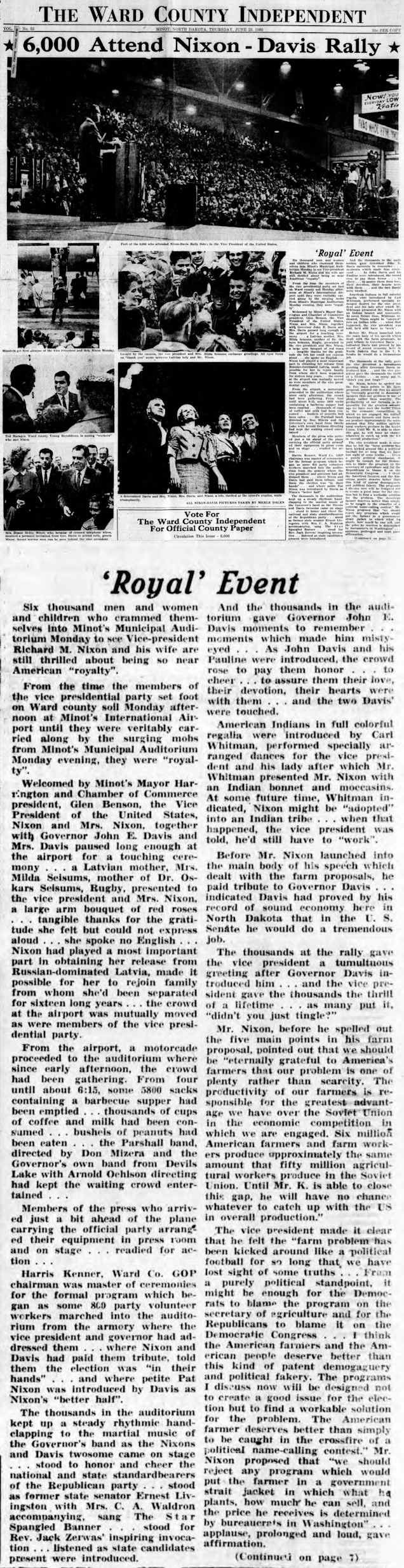 On This Day | A Royal Event – TheMinotVoice.com