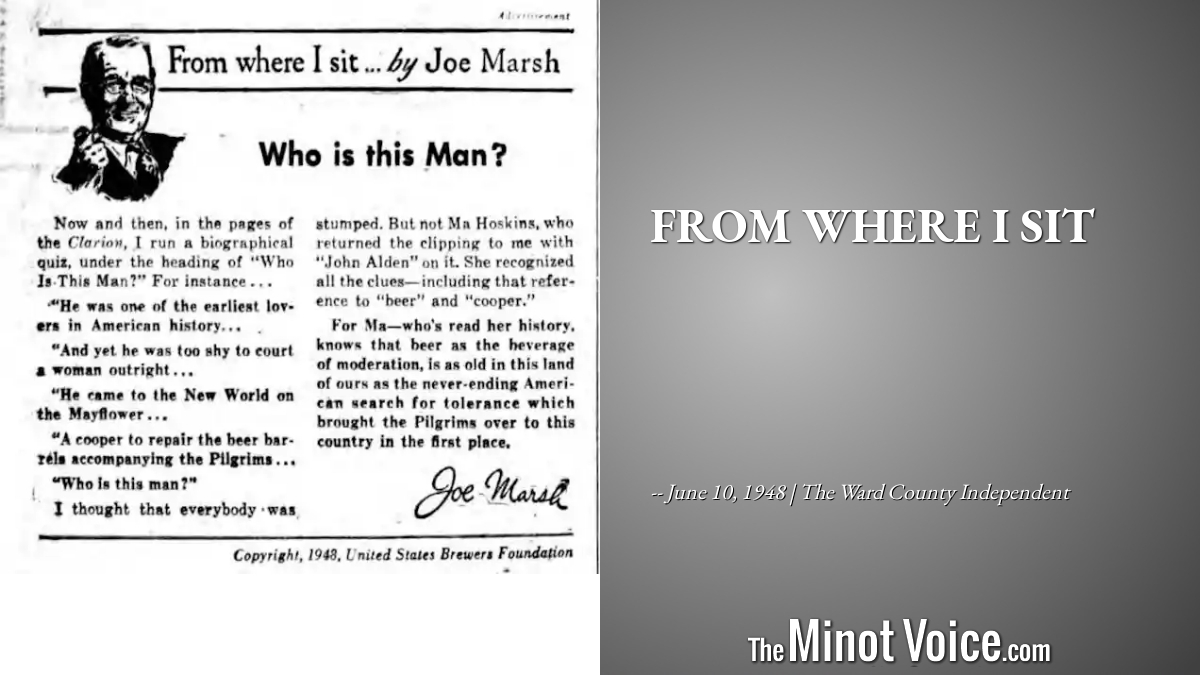 On This Day | From Where I Sit – TheMinotVoice.com