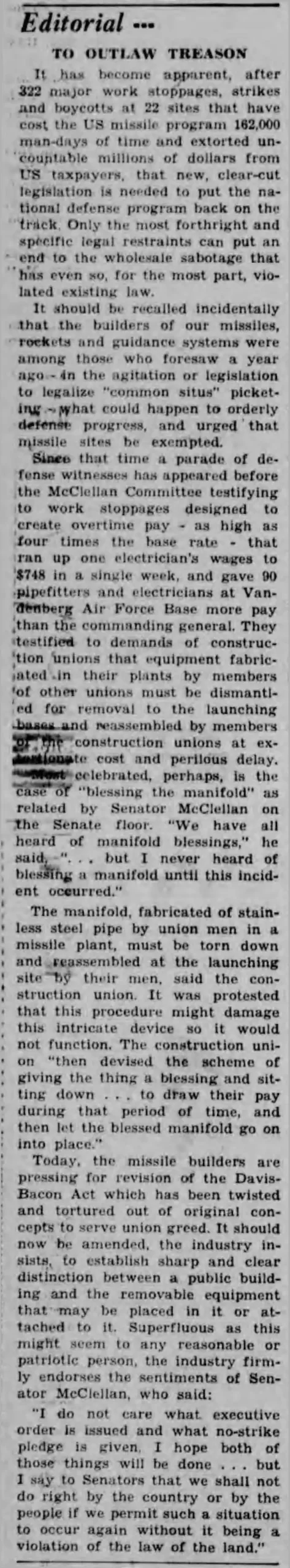 On This Day | Union Hold Ups Inspire Lawfare – TheMinotVoice.com