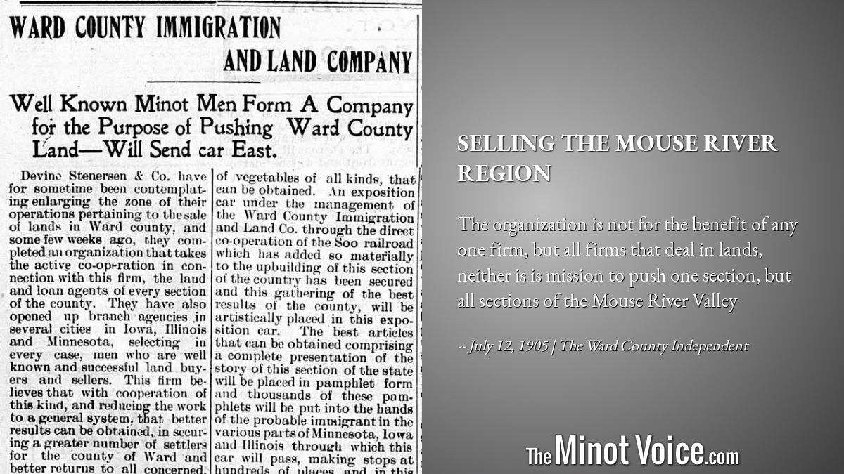 On This Day | Selling the Mouse River Region – TheMinotVoice.com