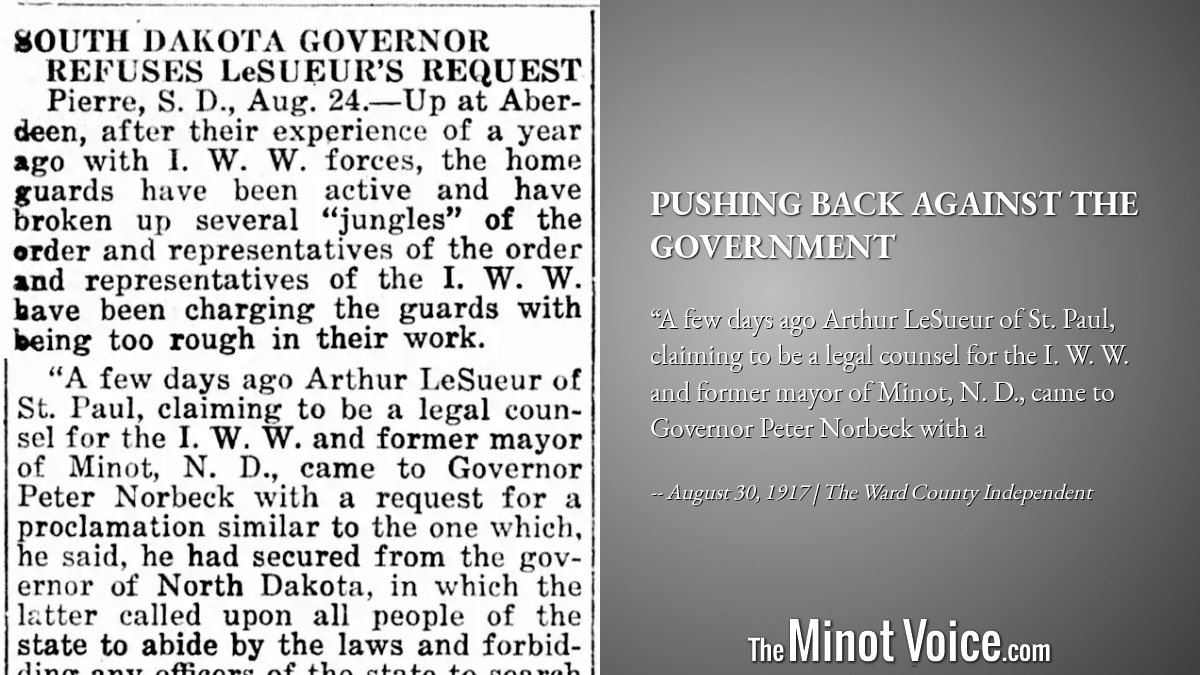 On This Day | Pushing Back Against the Government – TheMinotVoice.com