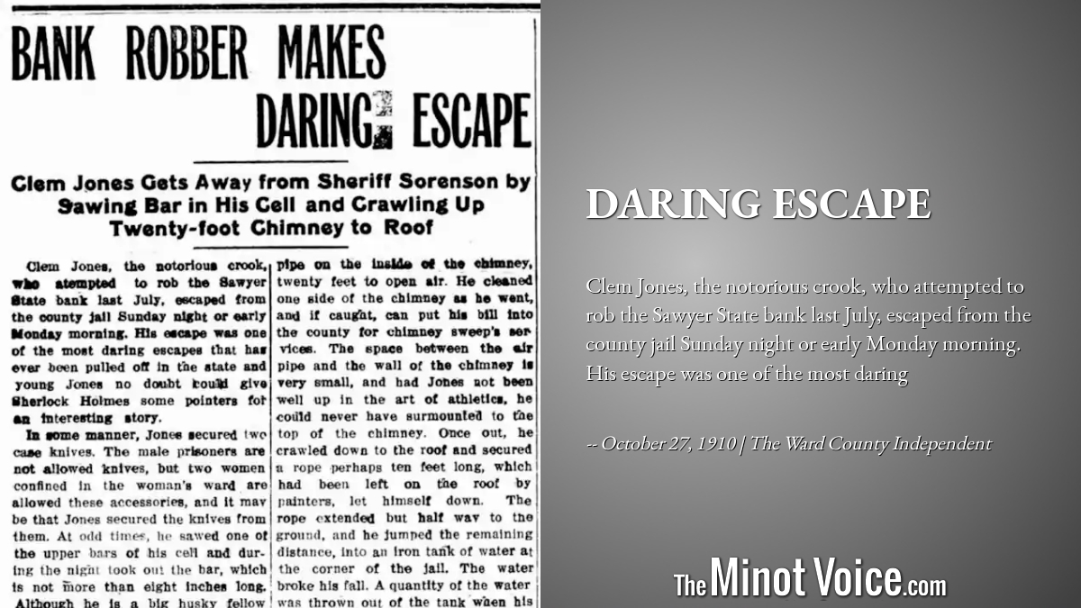 On This Day | Daring Escape – TheMinotVoice.com