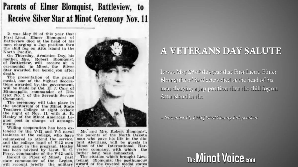 On This Day | A Veterans Day Salute – TheMinotVoice.com