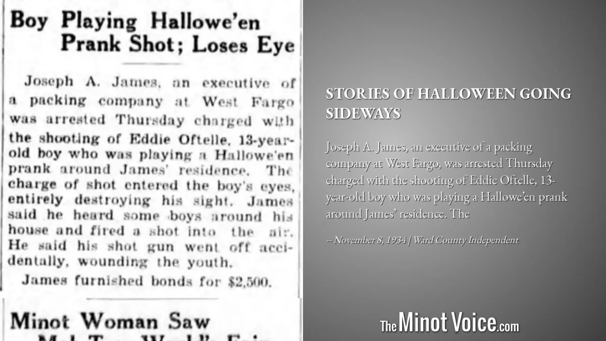 On This Day | Stories of Halloween Going Sideways – TheMinotVoice.com