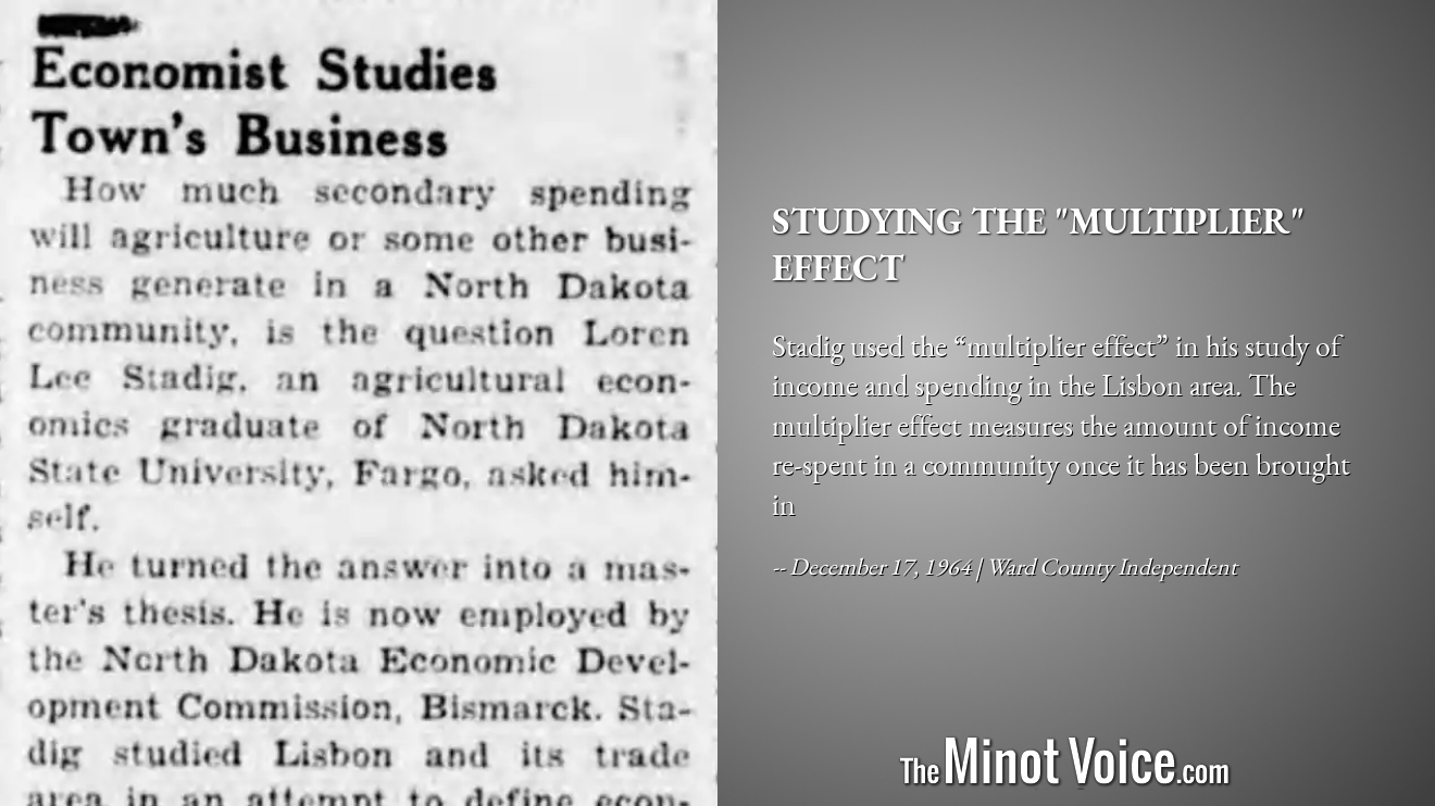 On This Day | Studying the “Multiplier” Effect – TheMinotVoice.com