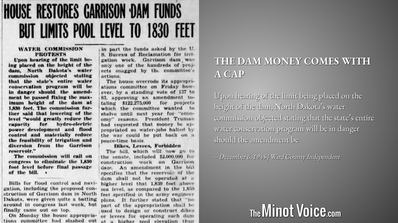 On This Day | The Dam Money Comes With a Cap – TheMinotVoice.com