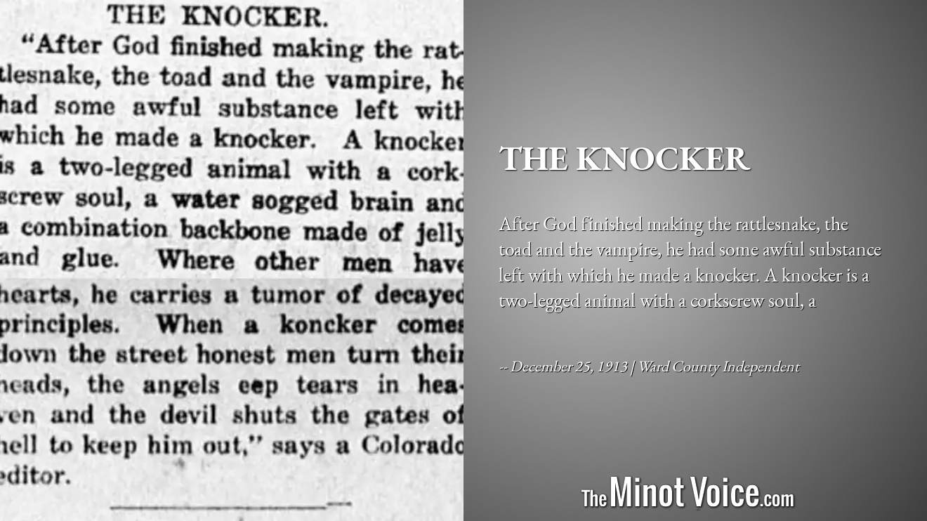 On This Day | The Knocker – TheMinotVoice.com